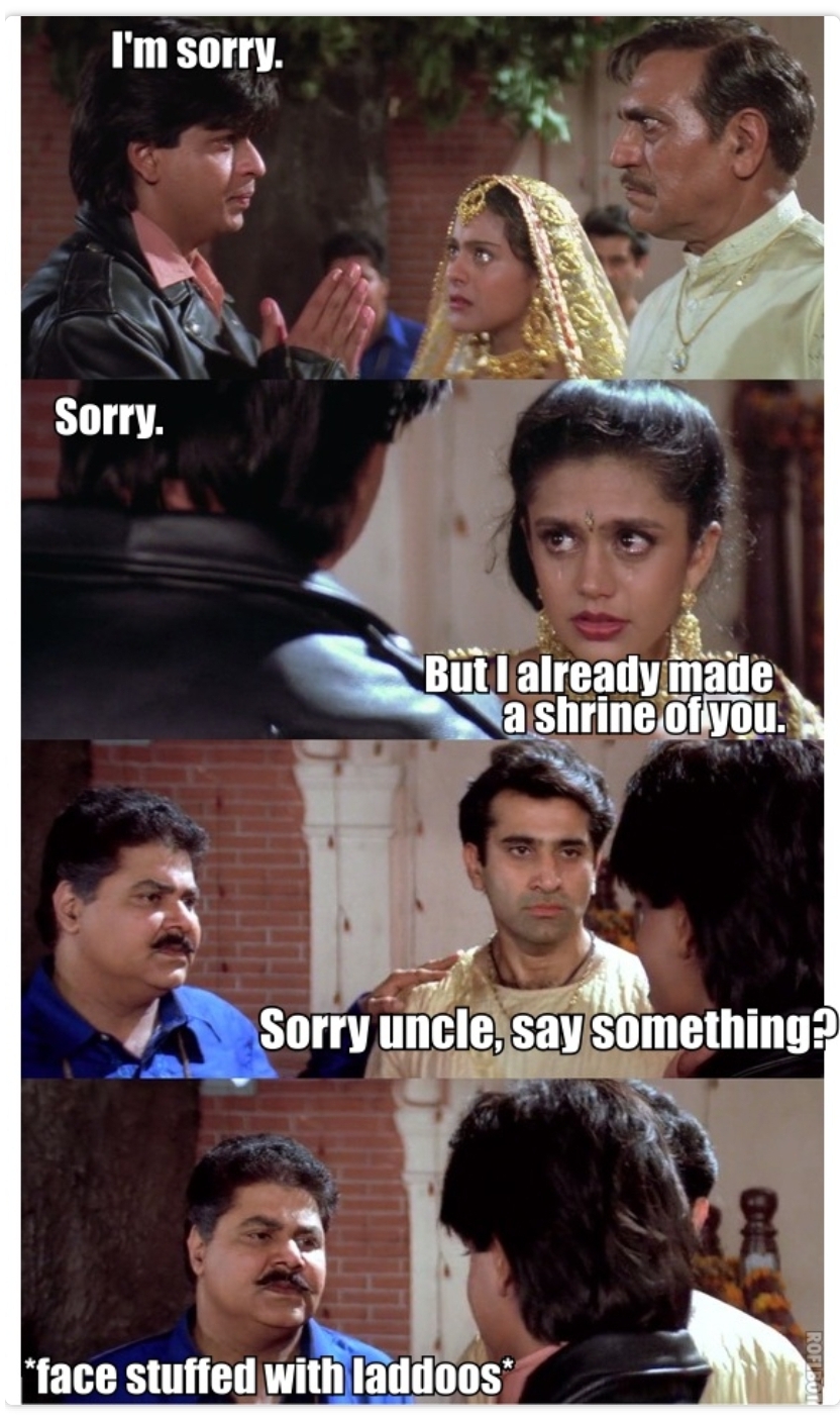 DDLJ Turns 25: Check Out the Hilarious Memes From the Romantic 1995 ...