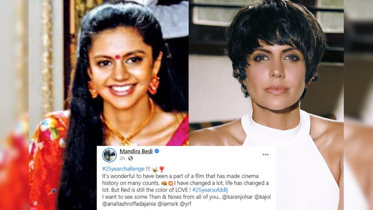 'Red is Still Colour of Love': Mandira Bedi Shares Throwback Photo of ...