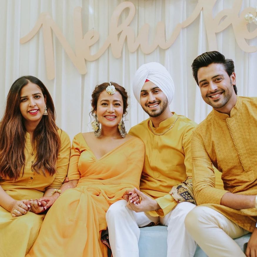 Neha Kakkar and Rohanpreet Singh's Haldi Ceremony Pictures - News18