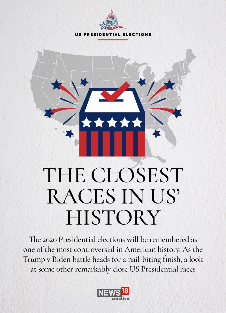 Remarkably Close US Presidential Elections - In Pictures - News18