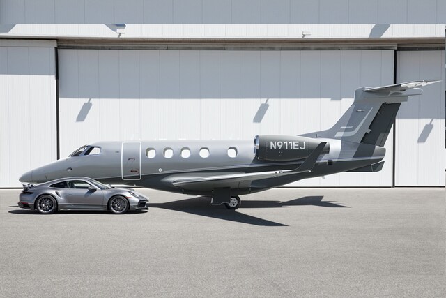 Porsche and Embraer Team up For World’s First Matching Set of a Jet and ...