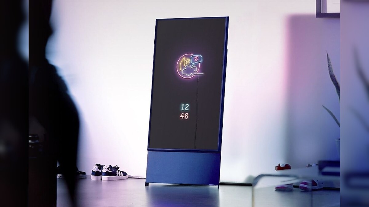 Samsung Launches Its Sero Rotating 4K QLED TV in India: Price ...