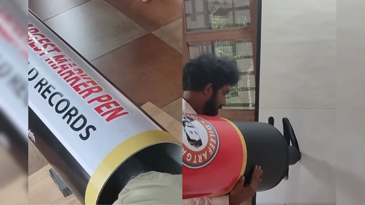 Watch: Kerala Man Makes a 'Mark' on Guinness World Record With Largest ...