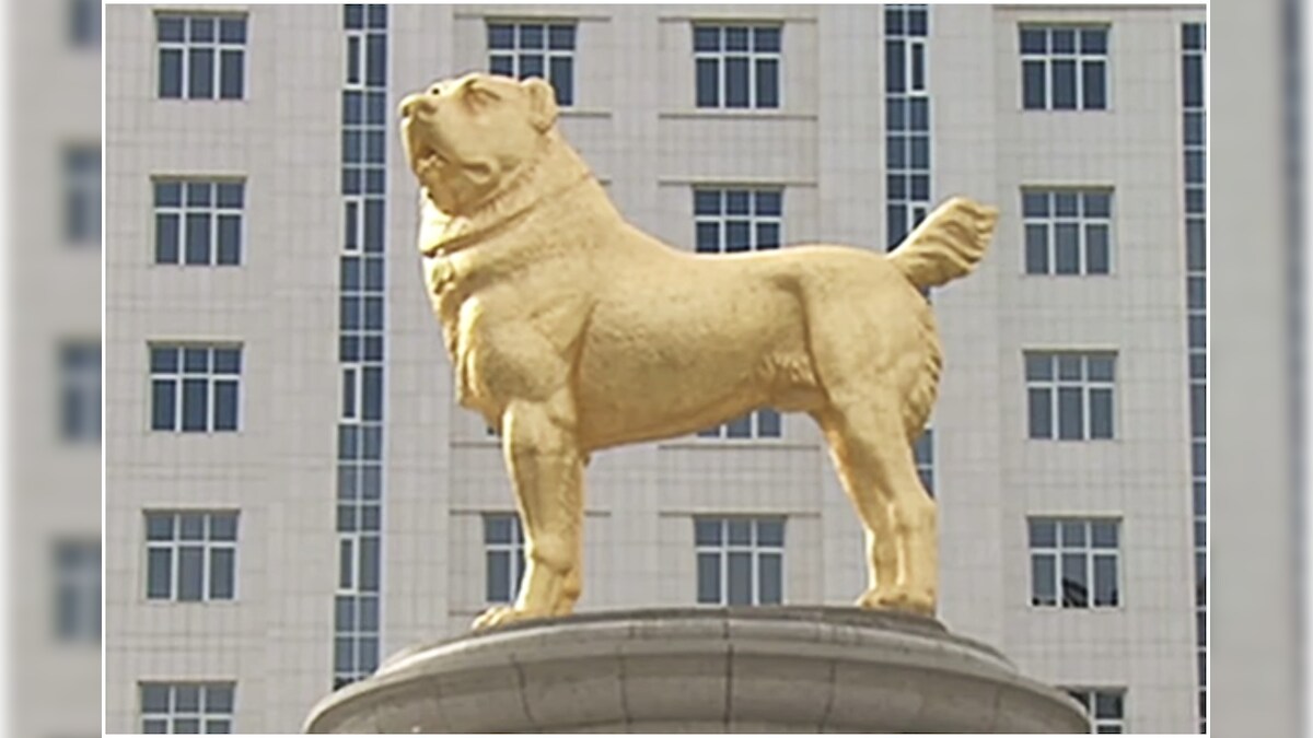 Turkmenistan Just Unveiled Giant Statue of its Favourite Dog, Internet ...