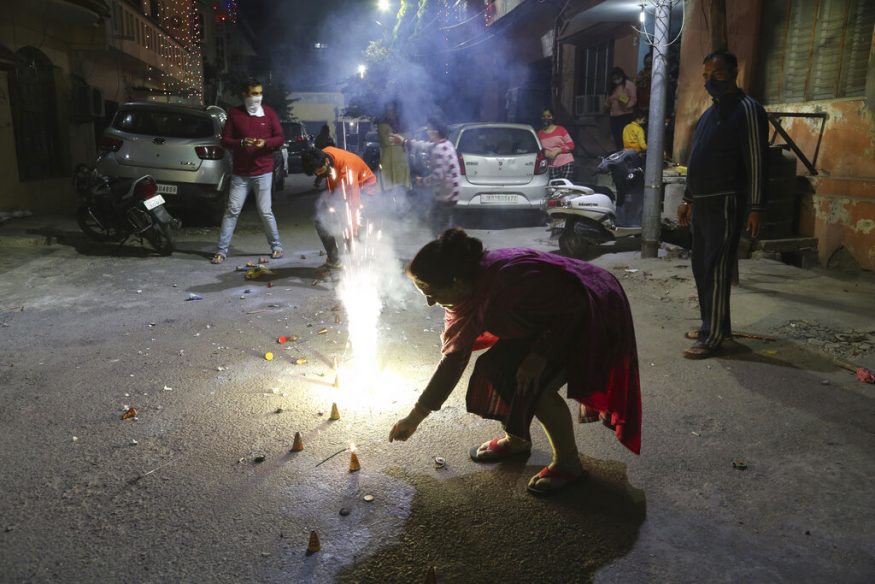 India Celebrates Diwali Amid Covid-19 Restrictions: See Pics - News18