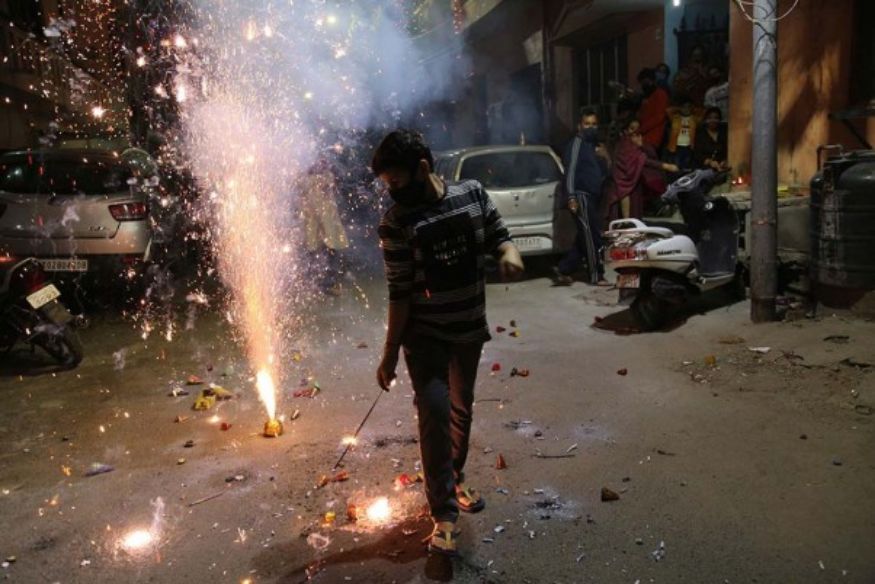 India Celebrates Diwali Amid Covid-19 Restrictions: See Pics - News18