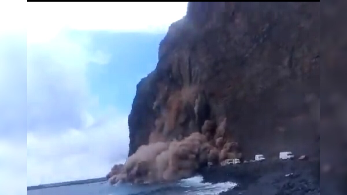 Watch: Video Captures Terrifying Moment as Portion of Spanish Mountain ...