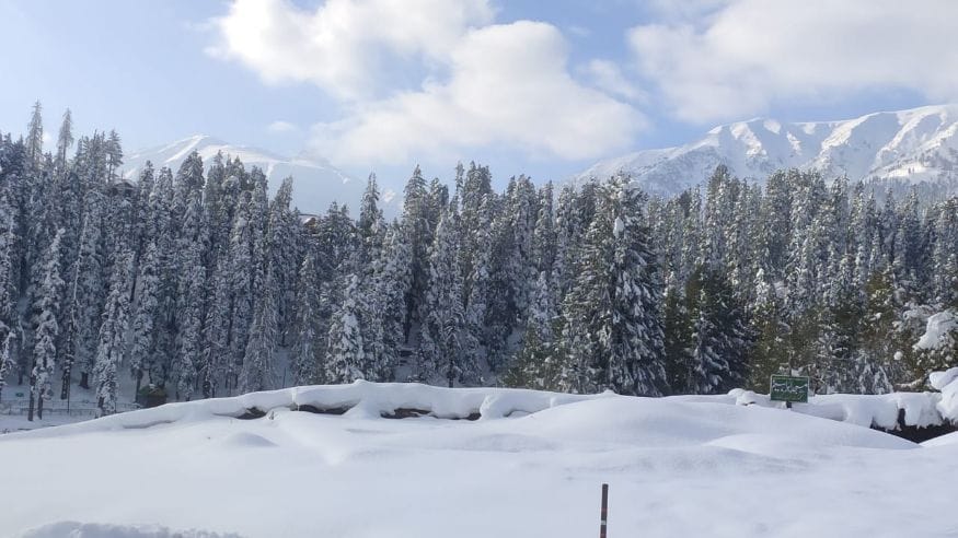Season's First Major Snowfall Drapes Gulmarg in White Blanket; See Pics ...