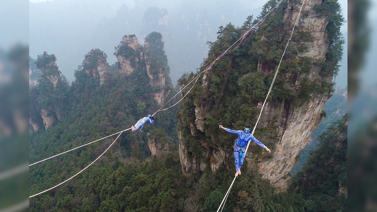 Post Lockdown, Tourists Return to China's 'Avatar' Cliff Where Lift ...