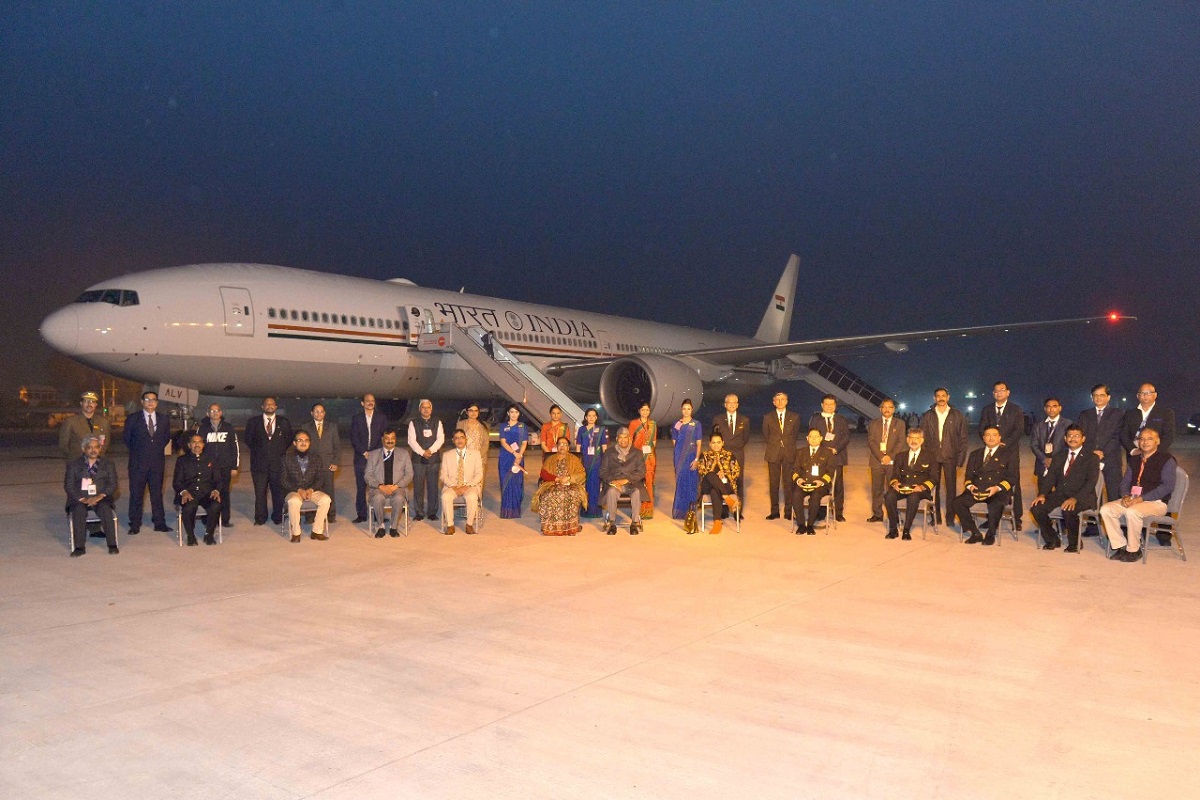 President Kovind Boards Inaugural VVIP Flight to Chennai; See Pics