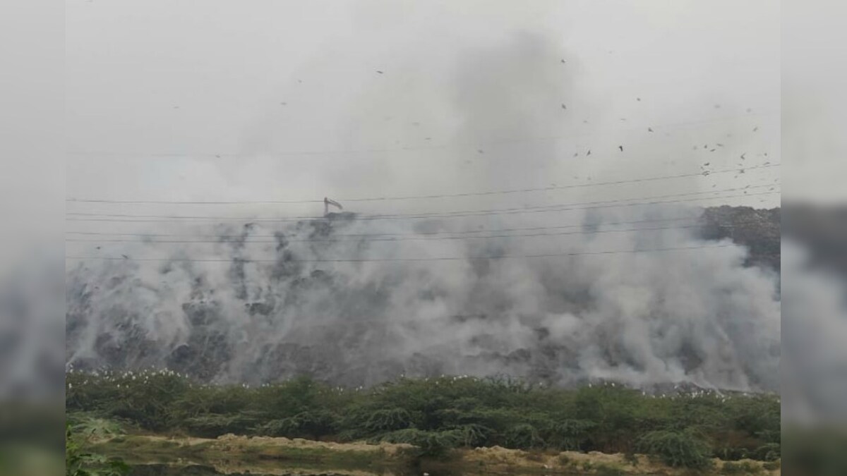 Delhi Police Files FIR Over Fire at Ghazipur Landfill Site