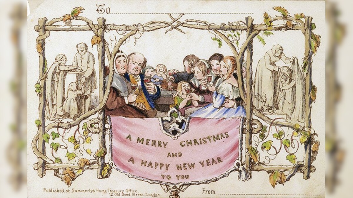 The First Ever Commercially Made Christmas Card from 1843 is Now Up For ...
