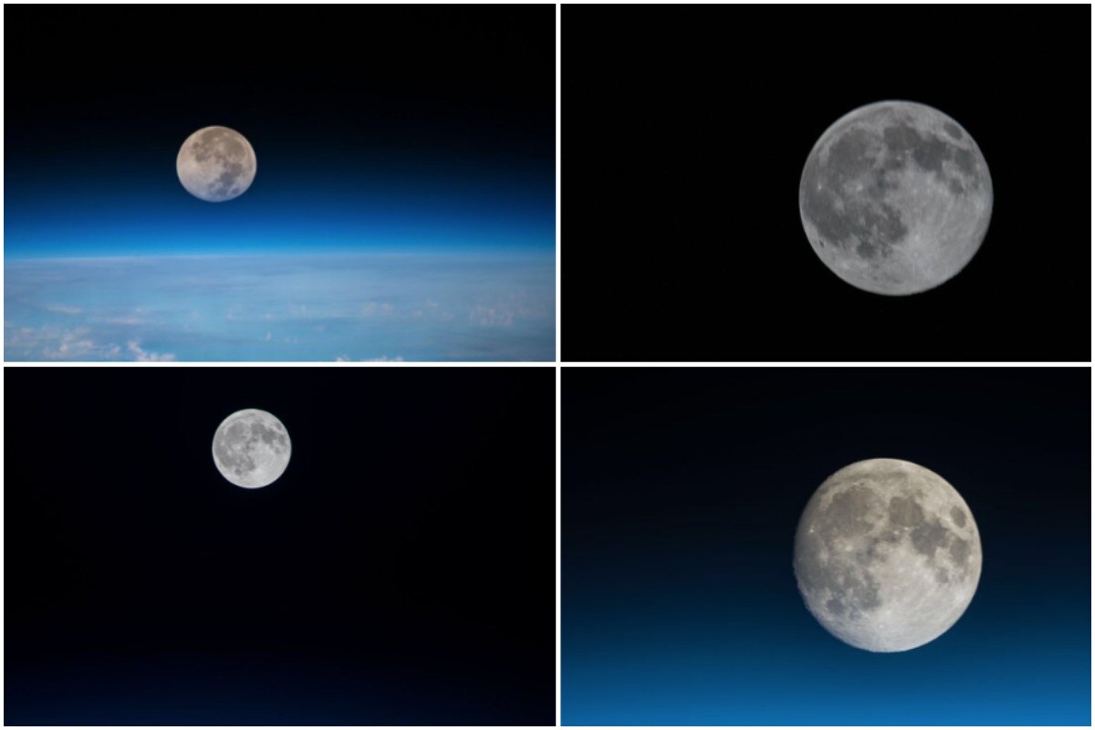 ISS Shares Images of Full Moon as Seen from Outer Space, Viral Post ...