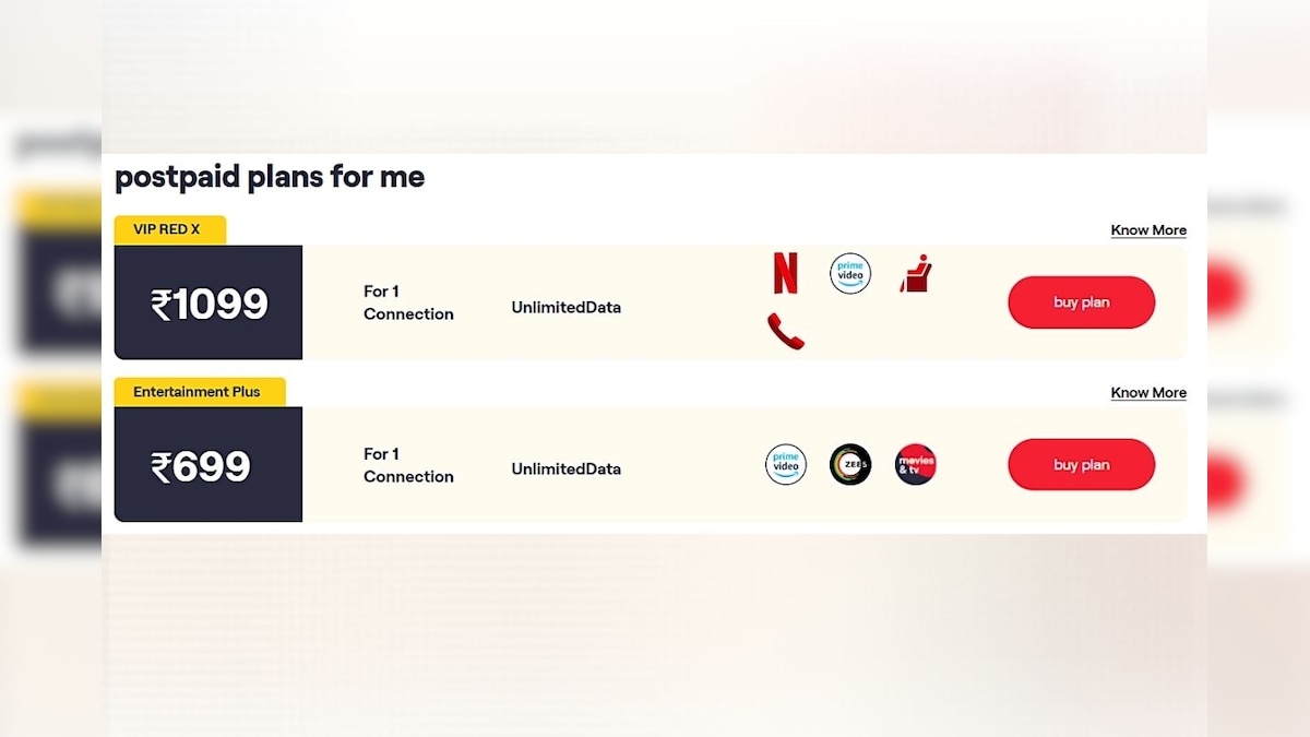 Vi's New Scheme Lets Users Upgrade Rs 699 and Rs 1,099 Individual ...