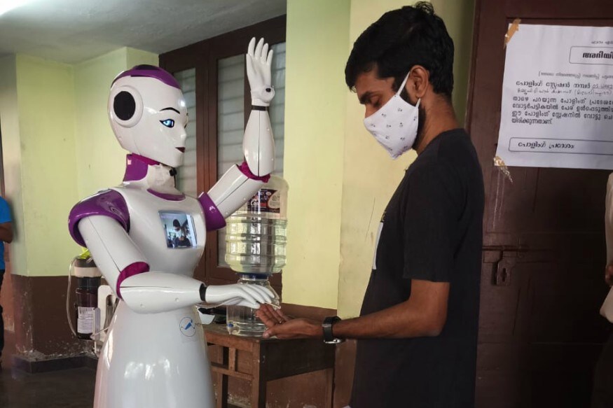 Kerala Local Body Polls 2020: Robot Assists Voters at Polling Booth ...