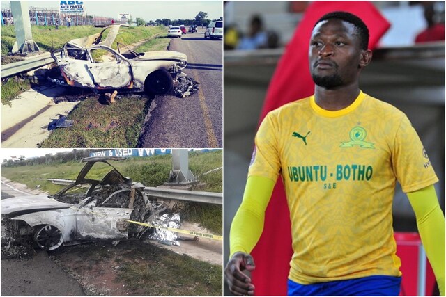 South African Footballer Motjeka Madisha Dies in Horrific Car Accident ...