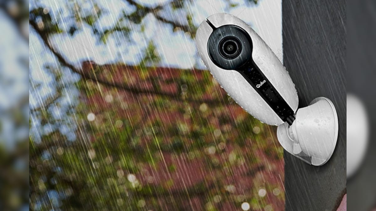 Qubo Outdoor Security Camera With Face Mask Detection, Alarm System ...