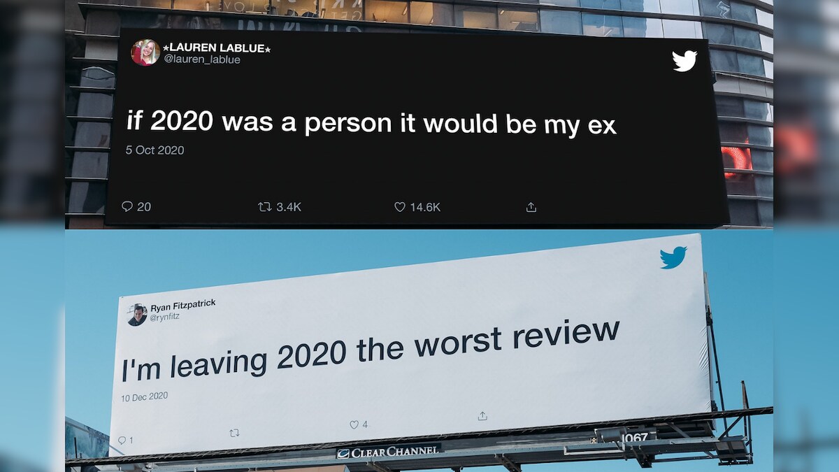 Twitter Puts Up Billboards in NYC With Iconic Tweets That Aptly Sum Up 2020
