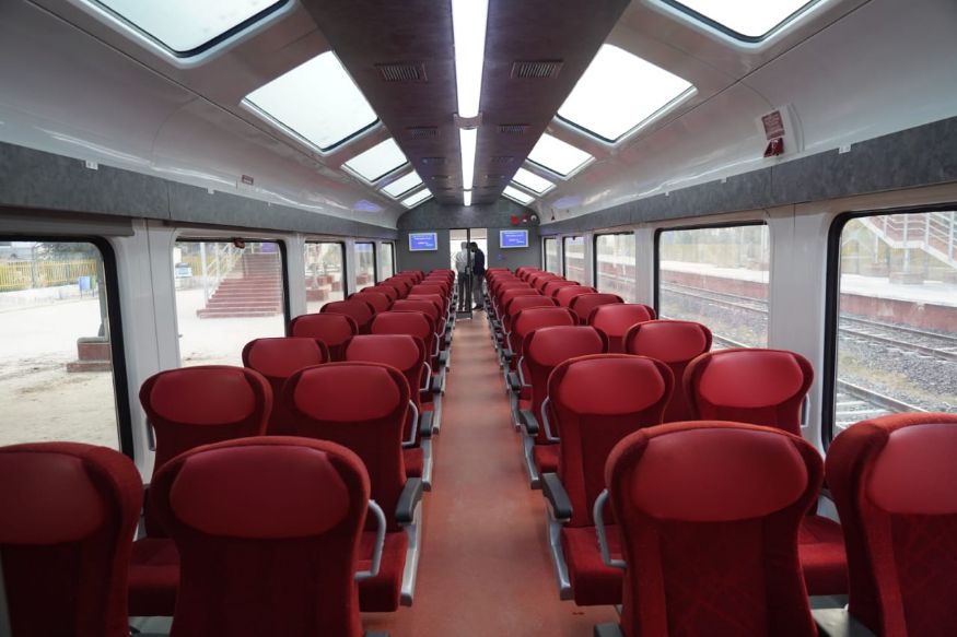 PM Modi Gives a Sneak Peek Into The New Jan Shatabdi Express with ...