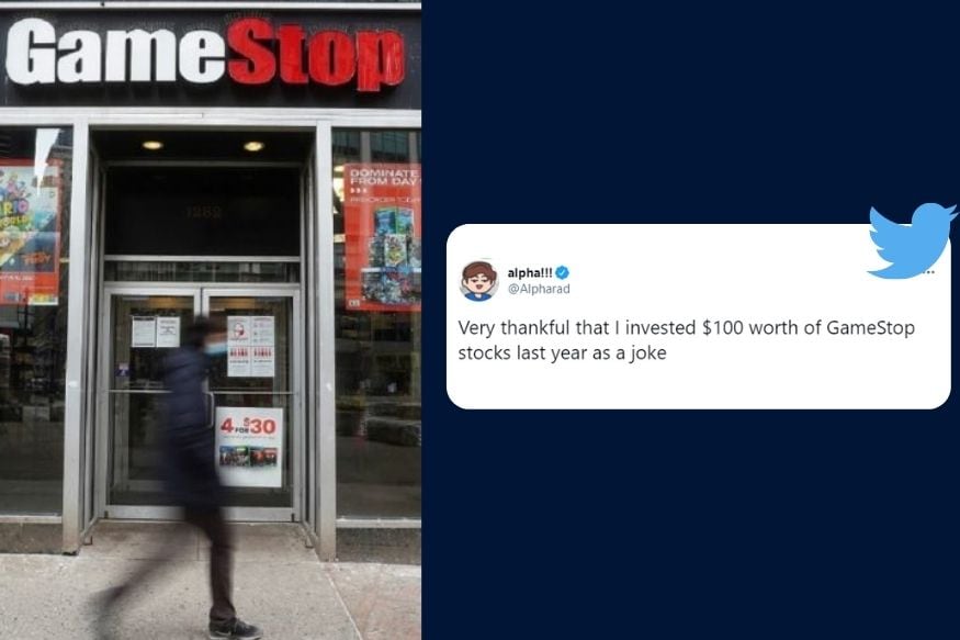 The Funniest Tweets on GameStop's Stock Surge Rocking Wall Street - News18