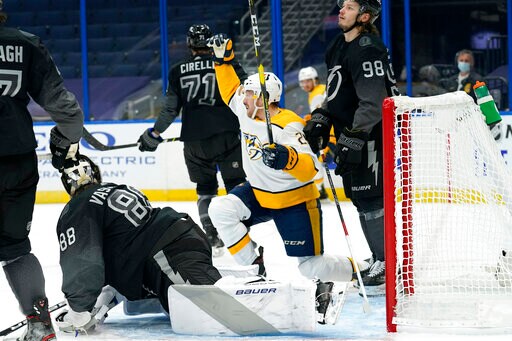Lightning Strike In Big 2nd Period, Beat Predators 4-3