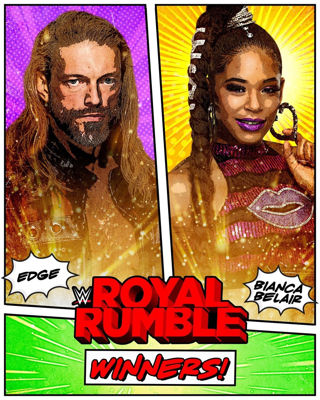 IN PICS - WWE Royal Rumble 2021 Edge Runs the Rumble Gamut; Bianca ...