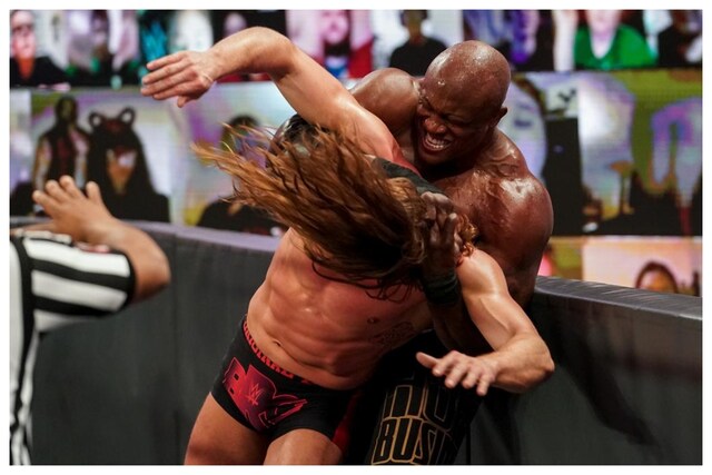 WWE RAW: Bobby Lashley Brutalises Matt Riddle in US Championship Match ...