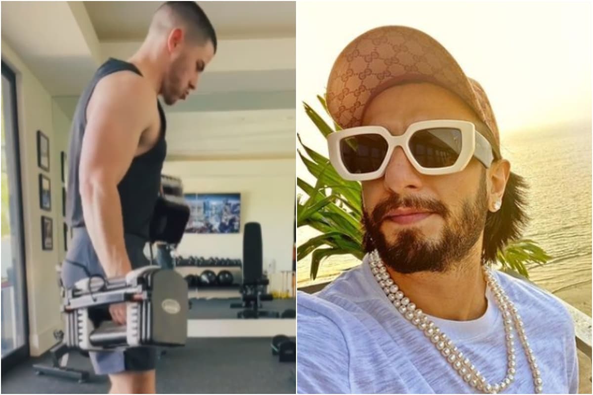 'Jiju' Nick Jonas Pumps it up Hard at the Gym, Ranveer Singh Praises ...
