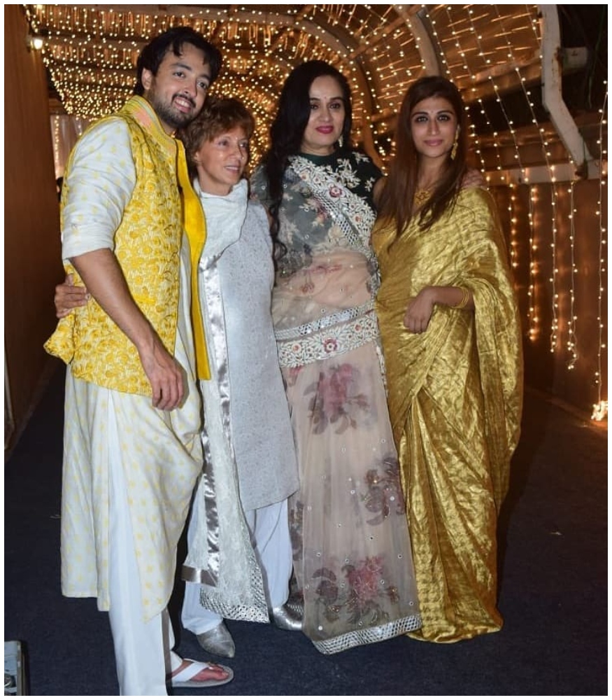 Stars Attend Padmini Kolhapure's Son Priyaank Sharma's Wedding Bash ...