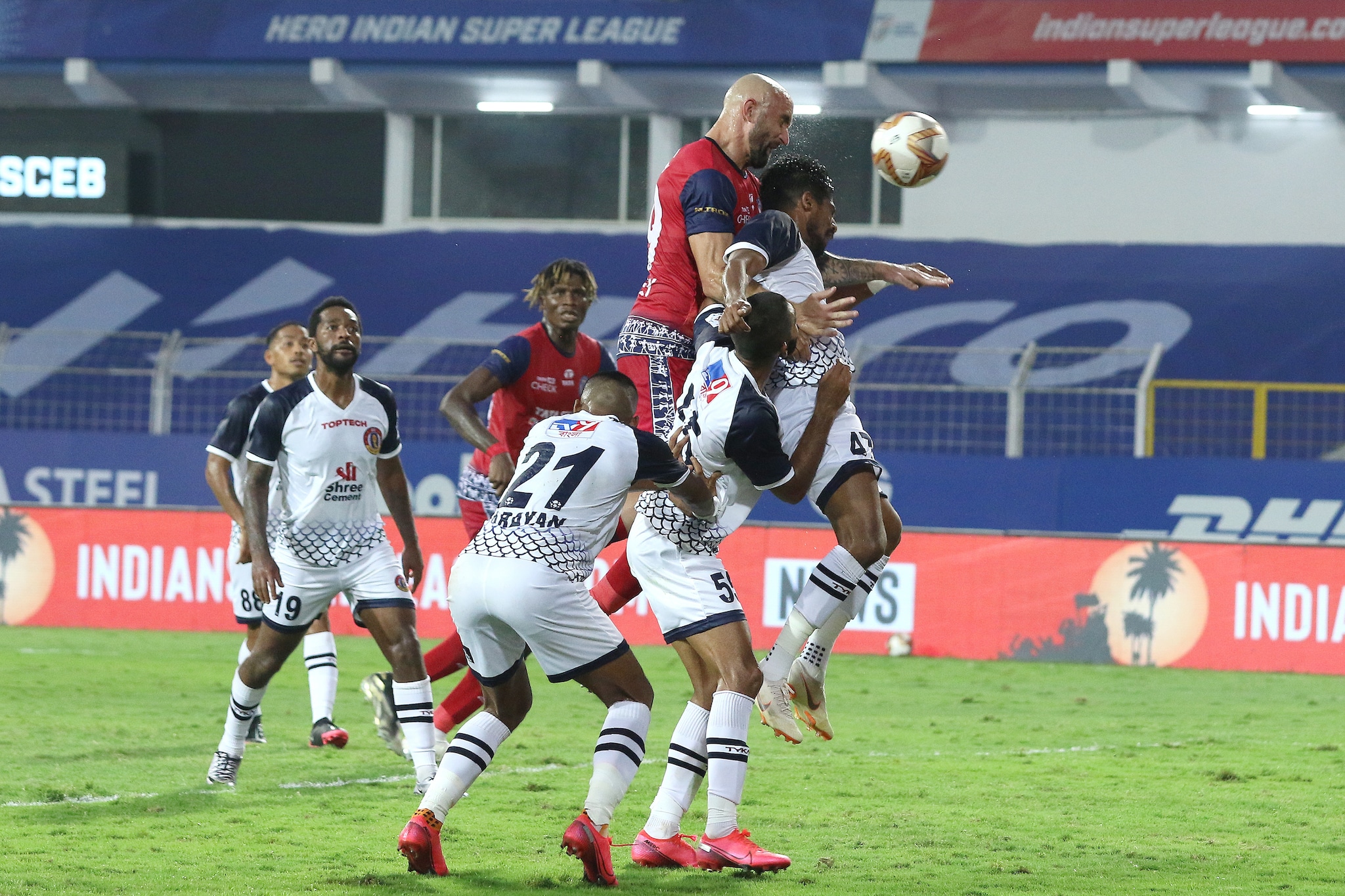 ISL 2020-21: SC East Bengal Beat Jamshedpur FC 2-1, In Pics - News18