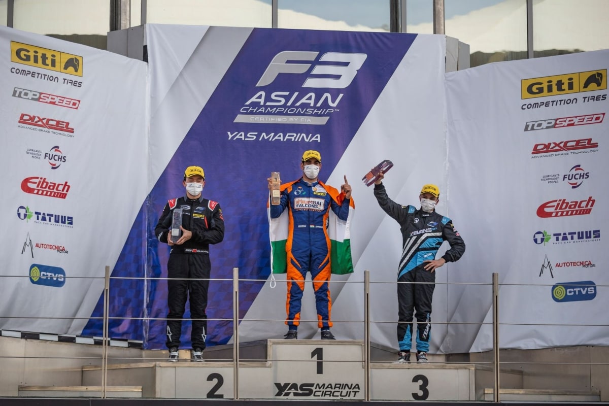 Formula 3 Asian Championship: Jehan Daruvala Wins Race 3 of Round 3 to ...