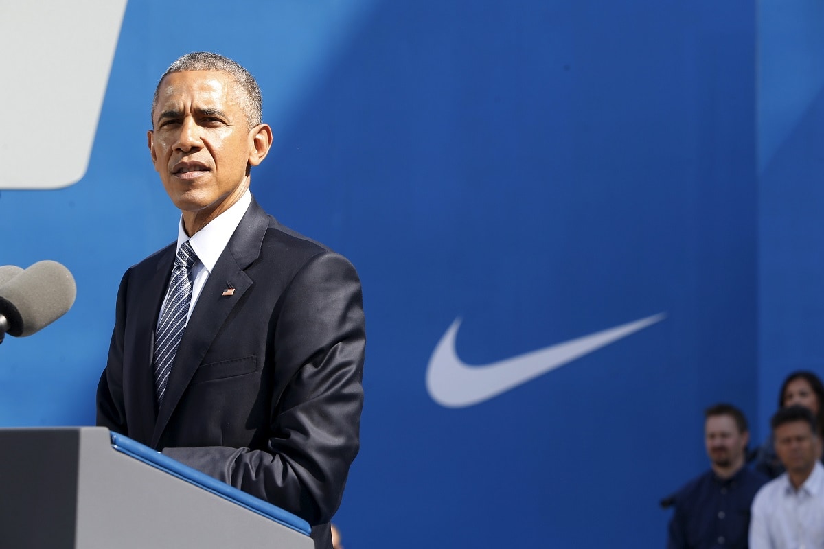 Rare Pair of Nike Sneakers Specially Designed for Former POTUS Barack ...