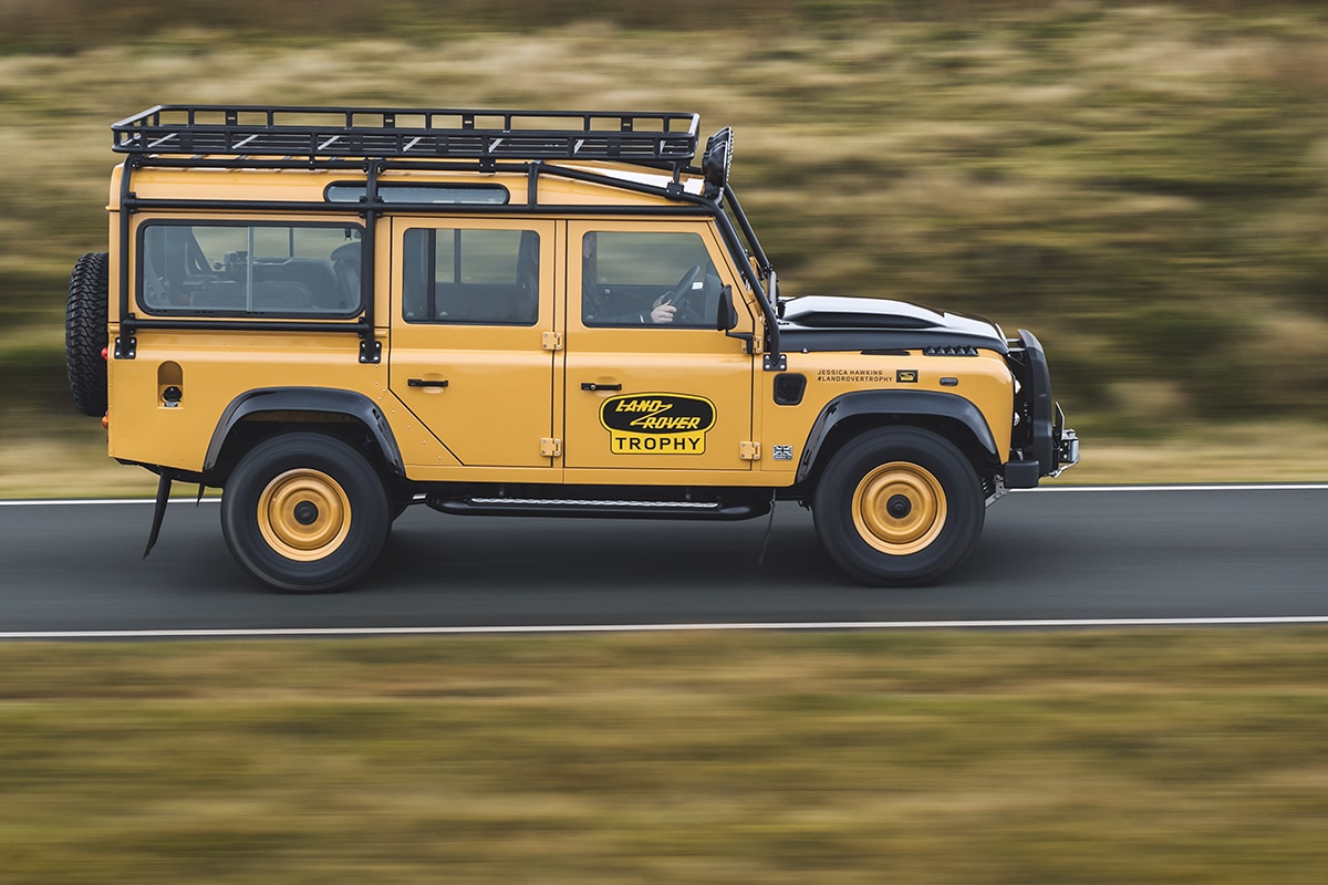 In Pics: Land Rover Classic Defender Works V8 Trophy Detailed Image ...