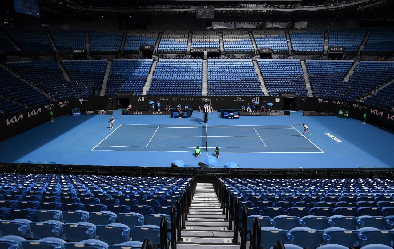Australian Open 2021: Play Goes on Sans Fans in Stands | In Pics - News18