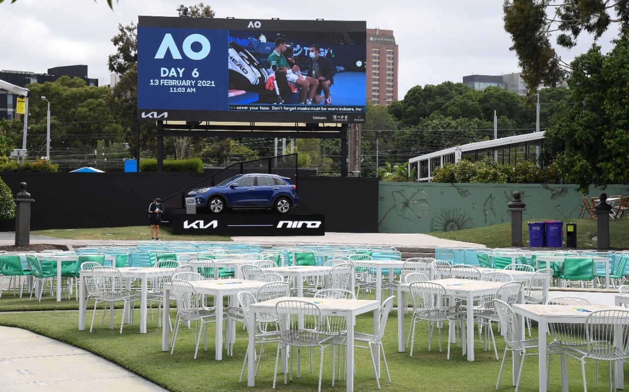 Australian Open 2021: Play Goes on Sans Fans in Stands | In Pics - News18