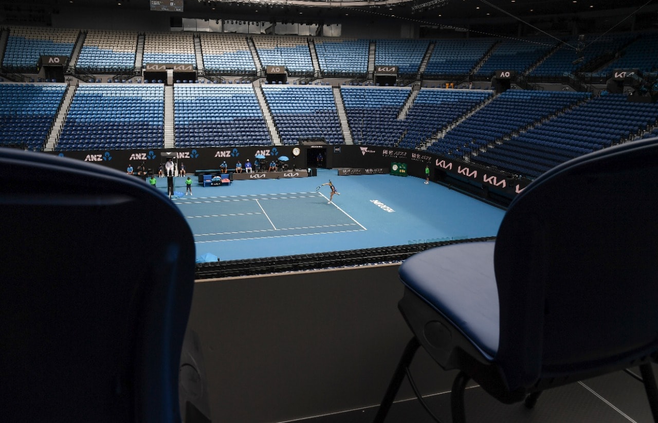 Australian Open 2021: Play Goes on Sans Fans in Stands | In Pics - News18