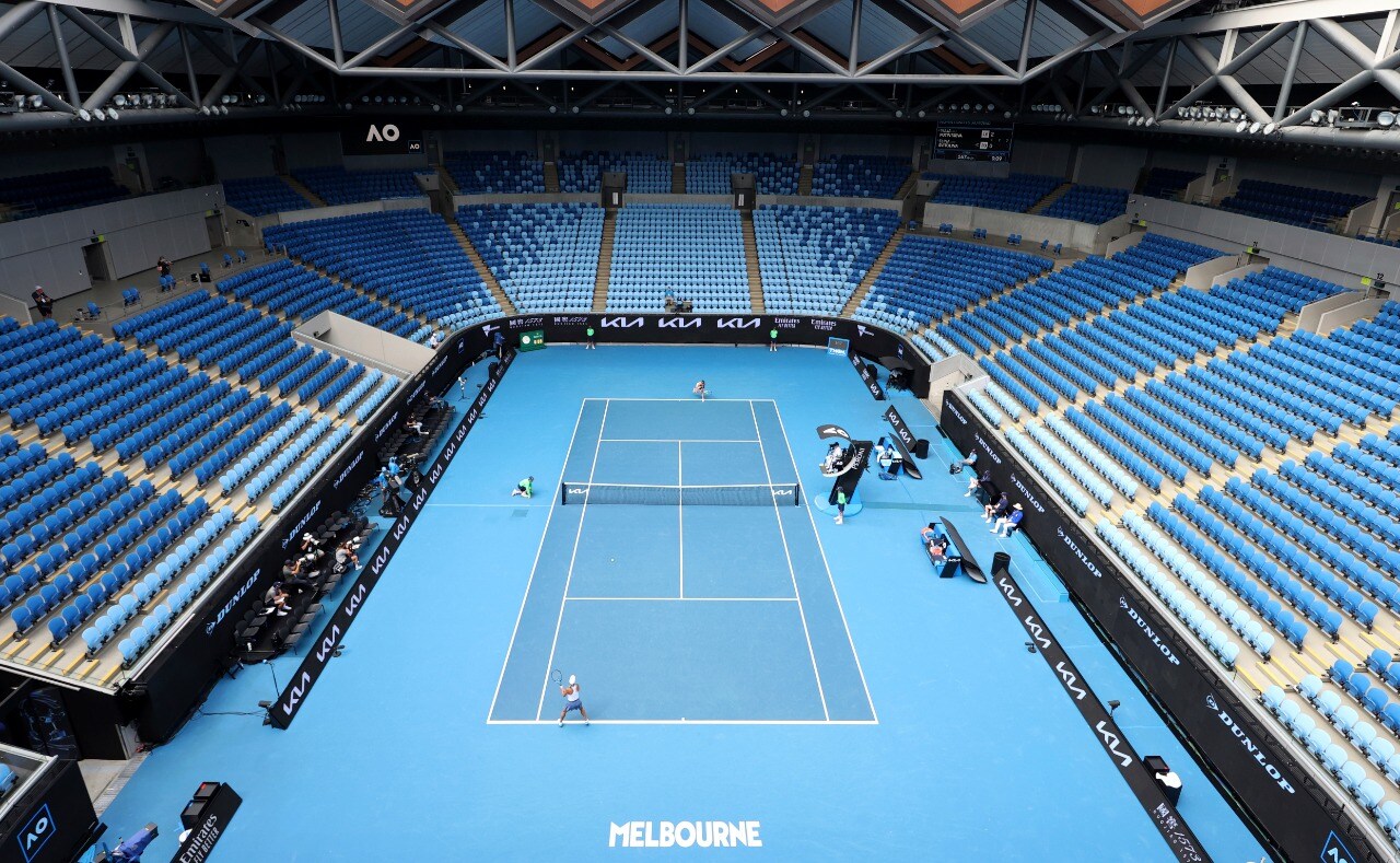 Australian Open 2021: Play Goes on Sans Fans in Stands | In Pics - News18