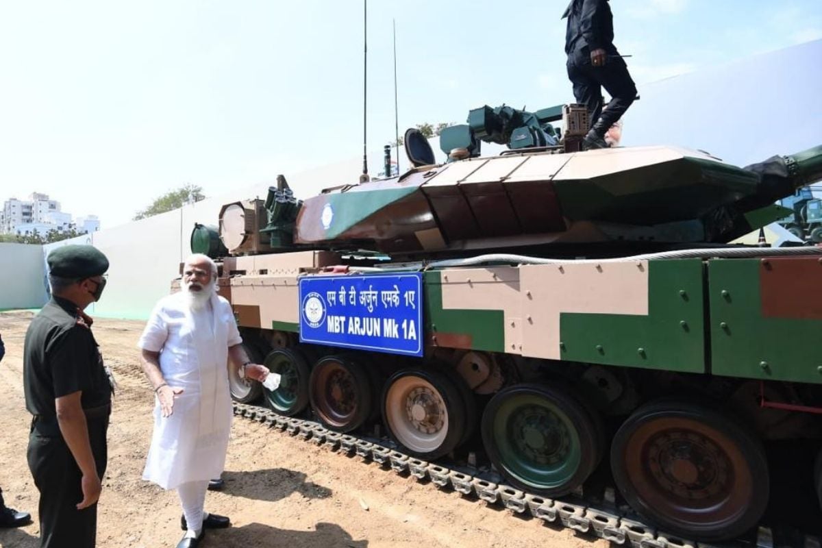 PM Modi Hands Over 'Made-In-India' Arjun Battle Tank To Army In Chennai ...