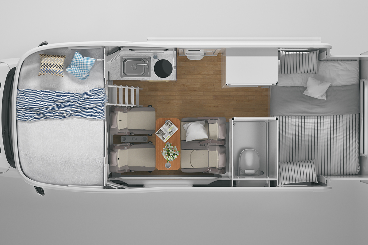 In Pics: SAIC Maxus Life Home V90 Villa Edition RV, A Two-Storey Luxury ...