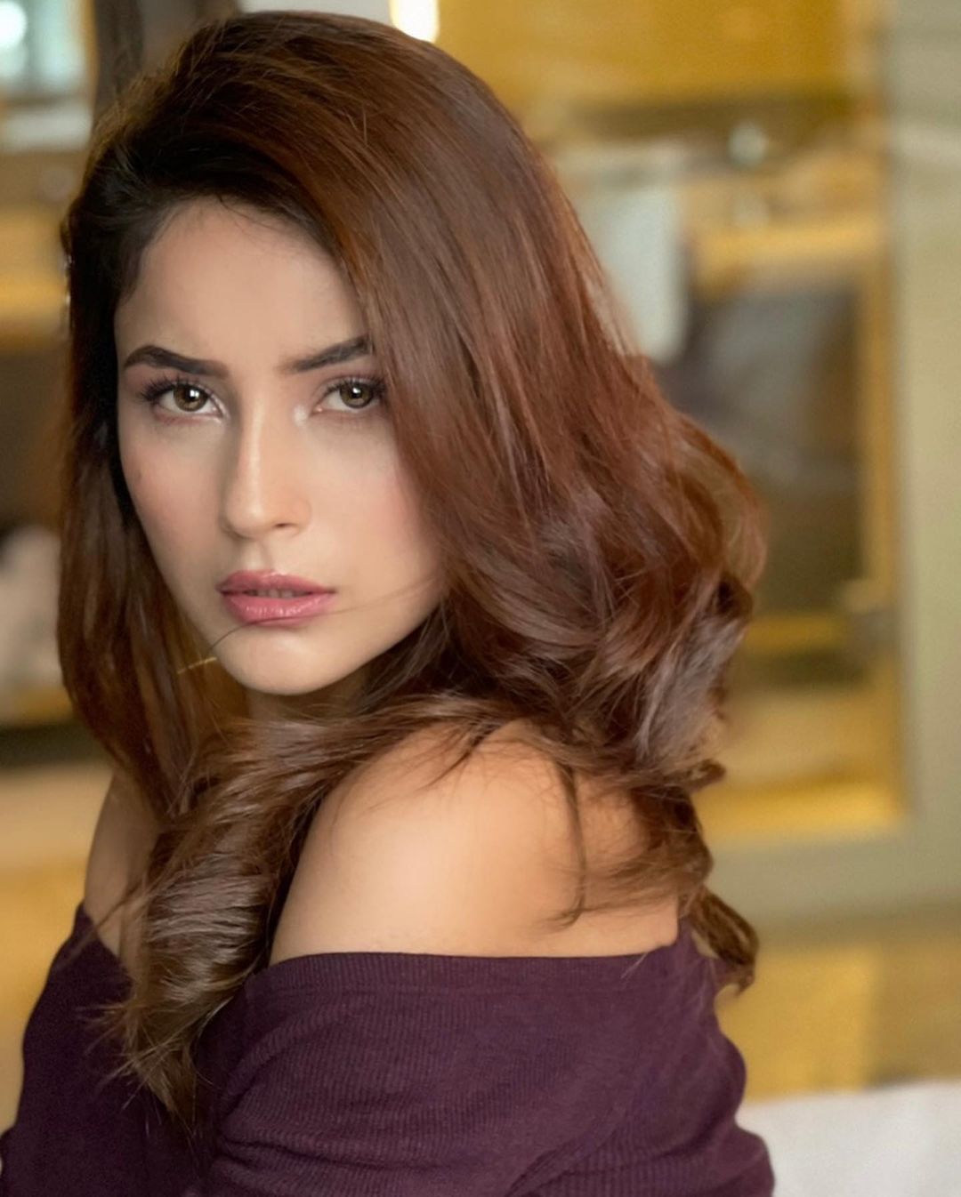 Shehnaaz Gill Stuns In Off-Shoulder Top And Fans Cannot Keep Calm, Take ...