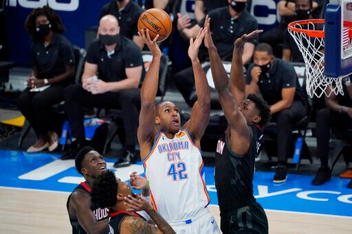 Williams Scores 19; Thunder Win Rematch With Rockets 104-87