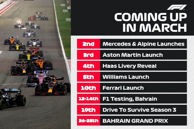 Formula One Season Kicks-off This Month with Mercedes, Ferrari ...