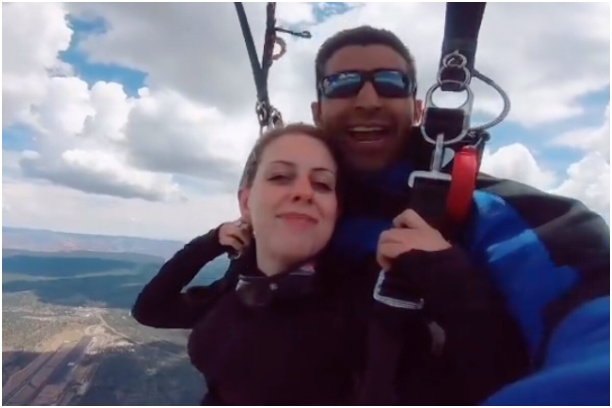 Watch: Man with Wedding Ring between Teeth Proposes to Girlfriend in ...