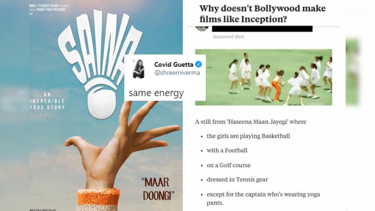 Bollywood Fan Compares 'Saina' Poster to That Scene from 'Haseena Maan ...
