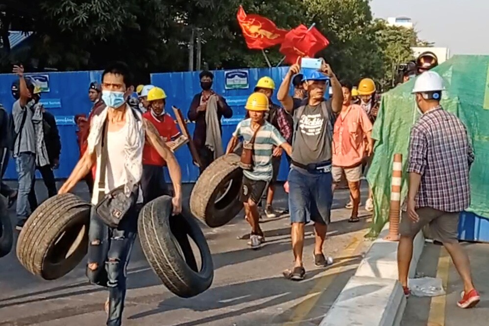 Myanmar Police Fire Tear Gas, Rubber Bullets At Protestors On Deadliest ...