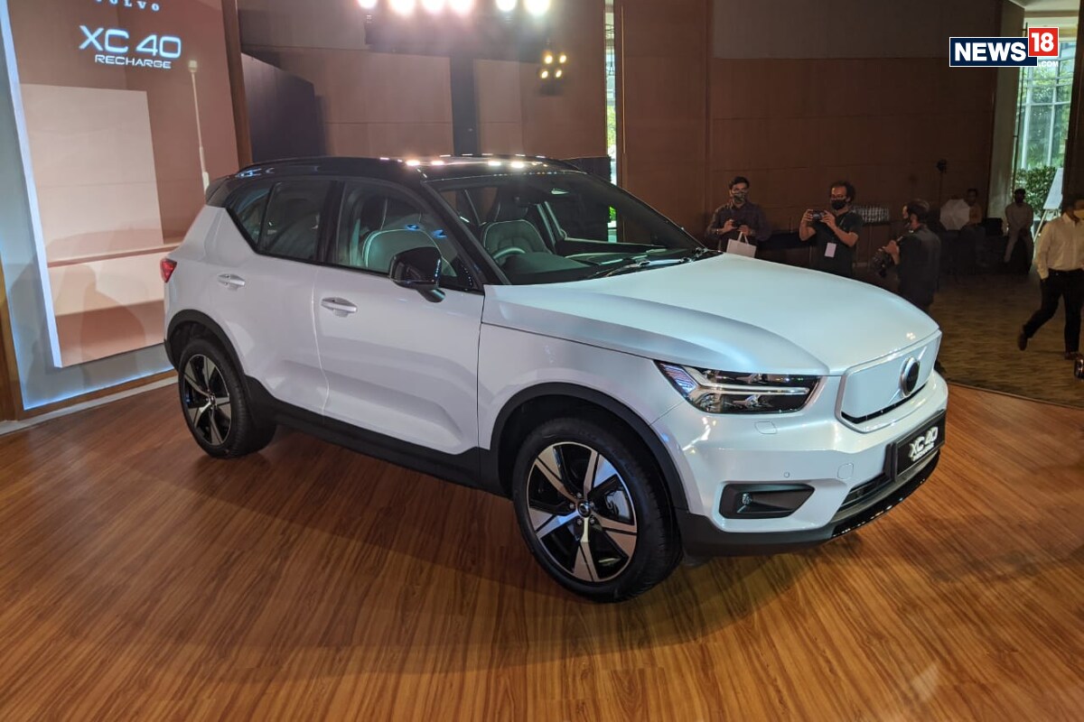 Upcoming Volvo XC40 Recharge Electric SUV Detailed Image Gallery ...