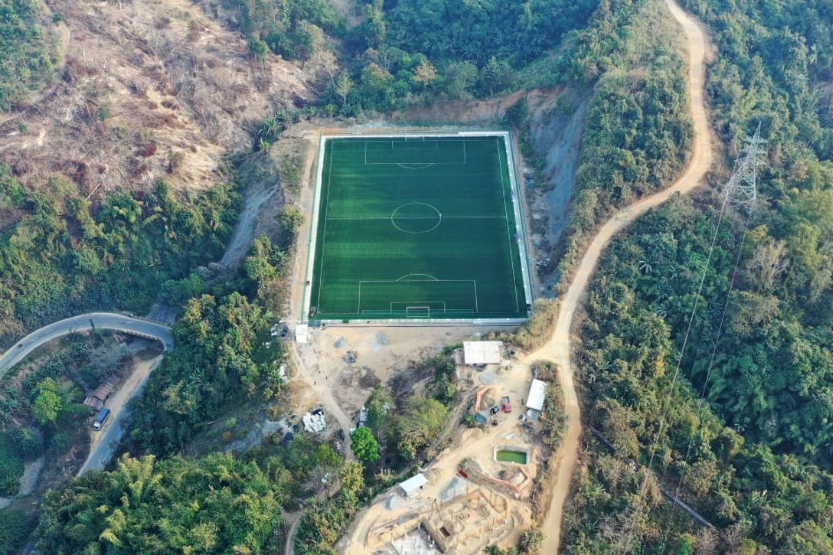 Near Enchanting Aizawl, Pops Up a FIFA-funded Football Ground