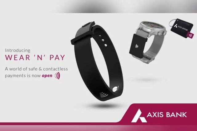 Axis Bank Launches Wear N' Pay NFC-Enabled Wristband, Keychain and Loop ...