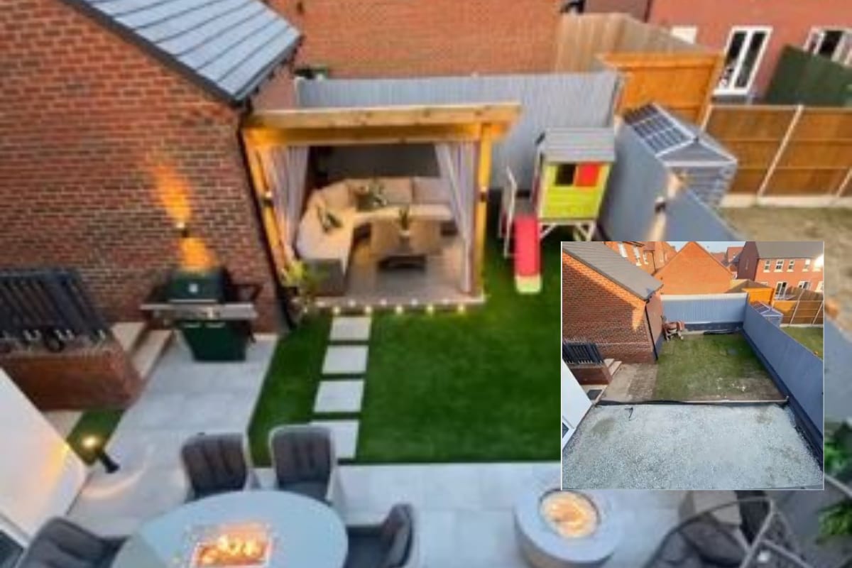 UK Blogger Rebuilt Her Messy Backyard into a Pretty Tropical Garden for ...