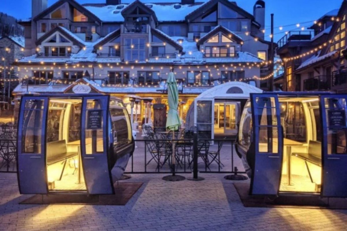 Ski Resorts are Turning Into Dining Spaces To Survive the Pandemic